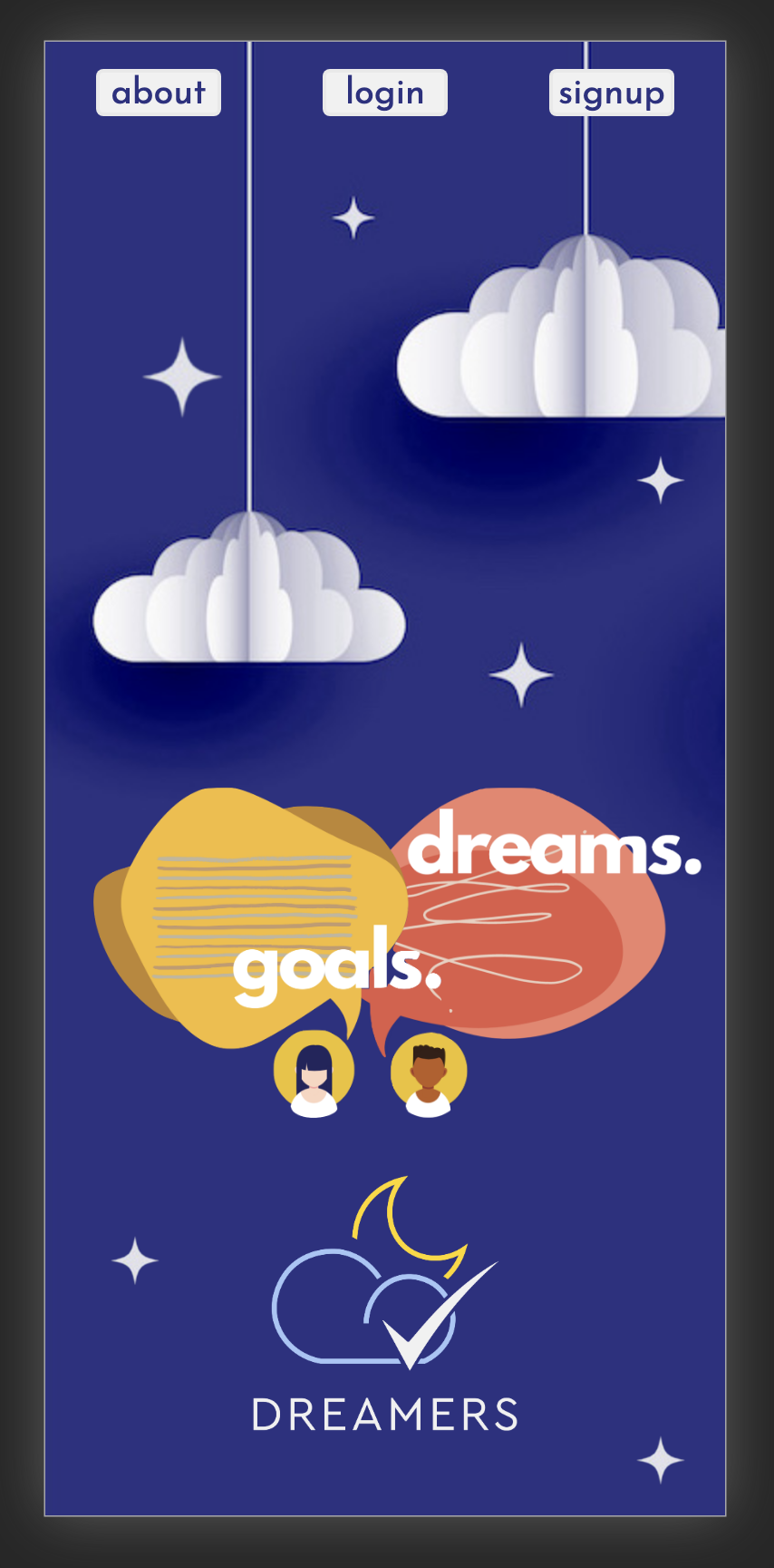 GitHub - EricaThompson/dreamers: Dreamers MERN Stack Group Project